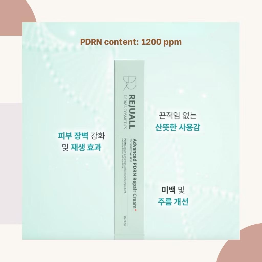Rejuall Advanced PDRN Repair Cream 20ml – Belfem